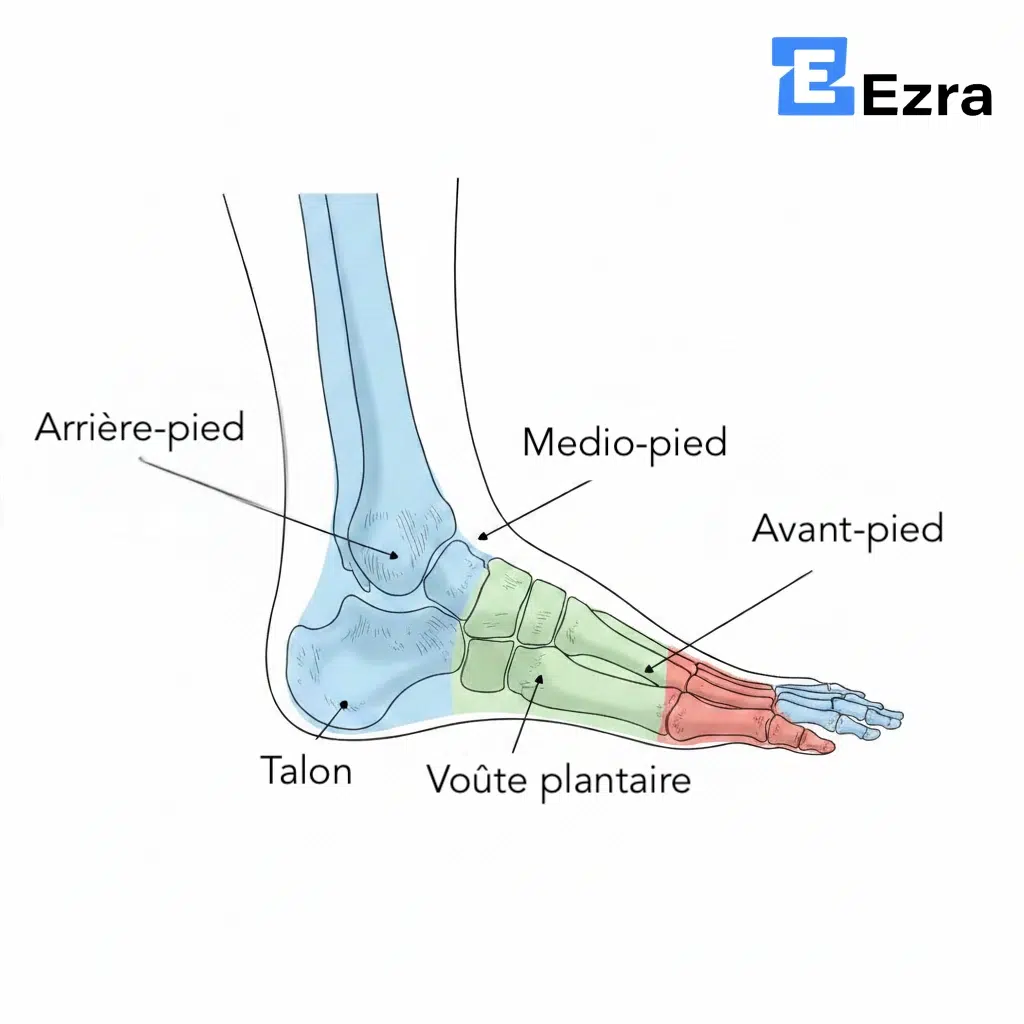 Douleur en dessous du pied : qu'est-ce qui cloche ? Ezra